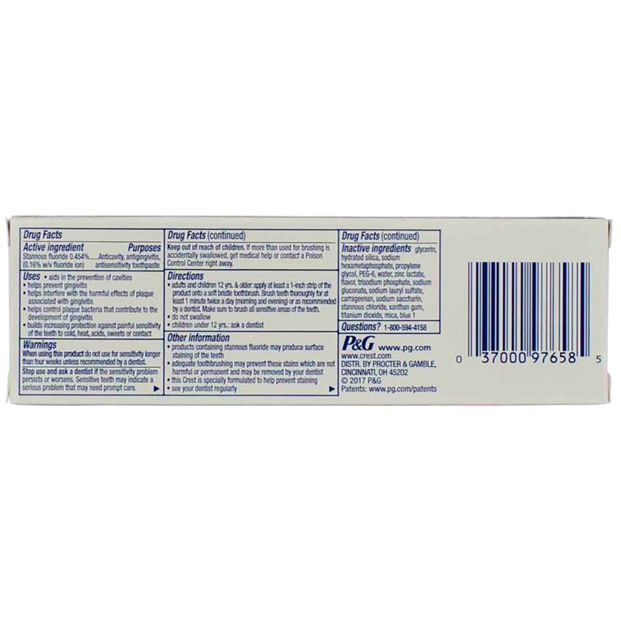 Crest Pro-Health Advanced Toothpaste, Gum Protection 3.5 oz (Pack of 2)