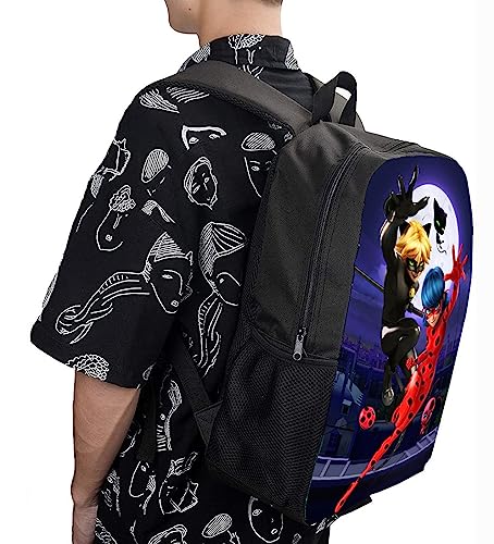ATHEFUT Cartoon Backpack Laptop Knapsack Packsack Rucksack for Men and Women Travel Gifts 17 Inch Durable Casual Backpack