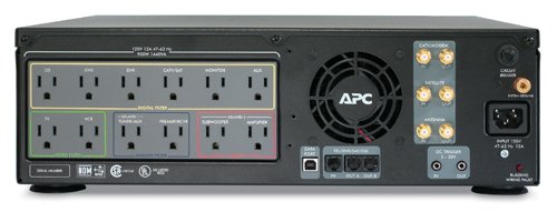 APC S10BLK AV Black 1kVA S Type Power Conditioner with Battery Backup 120V