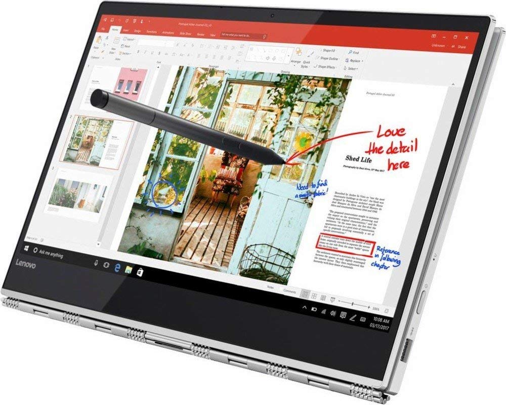 2018 Lenovo Yoga 920 2-in-1 13.9" 4K Ultra HD Touch-Screen Laptop | Intel Core i7-8550U Quad Core | 16GB DDR4 | 512GB SSD | Thunderbolt Port | Fingerprint Reader | Active Pen | Windows 10 Home