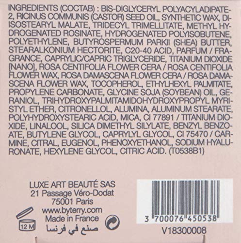 By Terry Baume De Rose Lip Balm, Nourishes, Combats Dryness, Softens & Comforts Lips, Non-sticky Formula, 10g