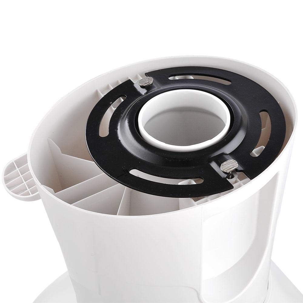 20" RV Camper Toilet Gravity Flush Toilet Foot Pedal White HDPE for Home Caravan Travel Camping