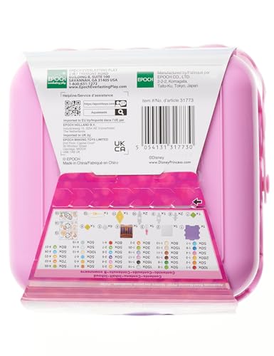 Aquabeads Disney Princess Creation Cube, Complete Arts & Crafts Bead Kit for Children - Over 2,500 Beads & Display Stand The Create Belle, Ariel, Tiana, Rapunzel and More