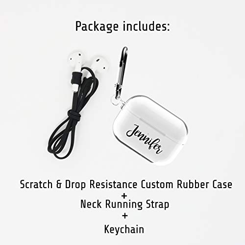 MARBLEFY Customized AirPods Pro case with Keychain