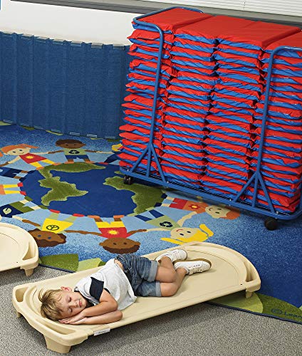 Childrenās Factory, Angeles Universal Cart, AFB7930, Mobile Nap Mats & Soft Play Equipment Storage, Daycare, Preschool, Nursery or Classroom Organizer