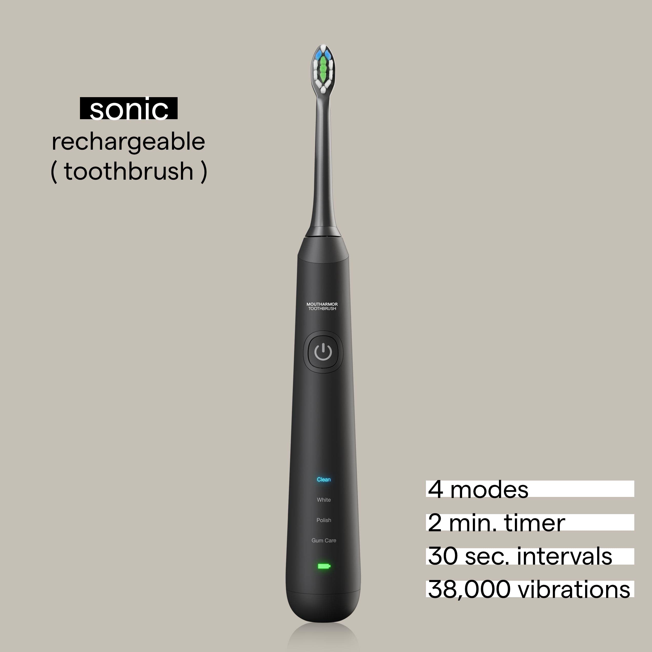 MOUTHARMOR Mouth Armor Cordless Water Flosser & Electric Toothbrush Combo (Mouth Armor + Dental Floss)