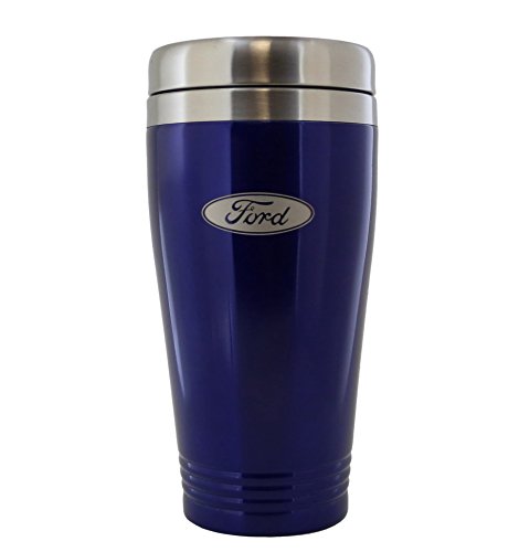 Au-TOMOTIVE GOLD Travel Mug for Ford F-150 (Blue)