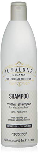 Il Salone Milano Professional Mythic Shampoo for Normal to Dry Hair - Moisturizes and Adds Shine - Premium Quality - 16.91 Fl. Oz / 500ml