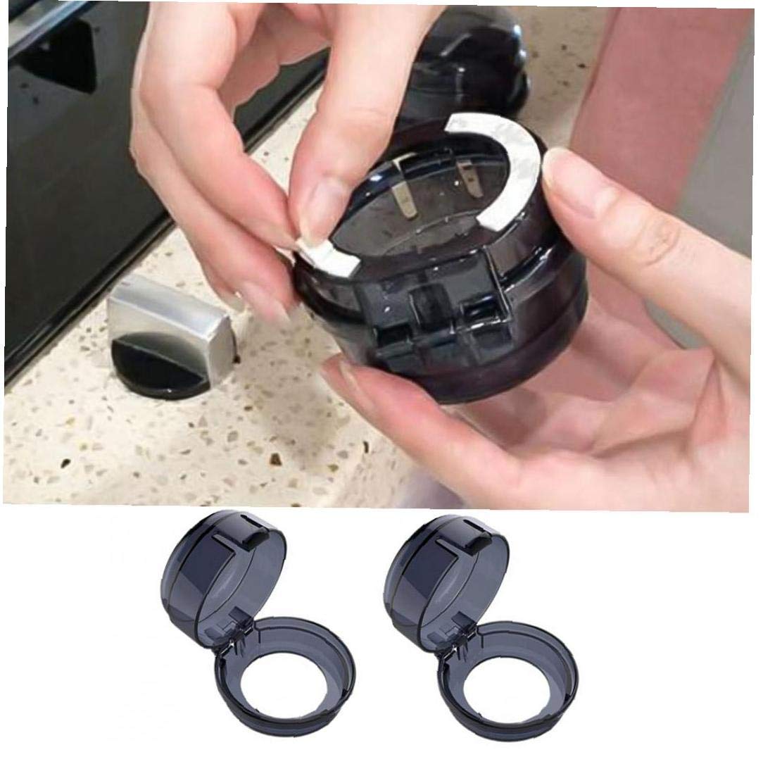 LHDD Gas Safety Covers Stove Oven Knob Protector Cover Child Safety Protector for Cooker Knob Kitchen Guard 4PCS Home Tools Gadgets, Standard