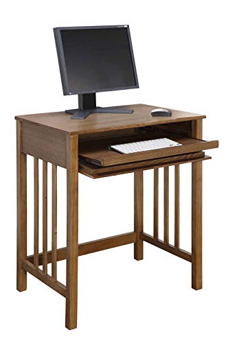 Convenience Concepts Designs2Go Mission Desk with Keyboard Drawer, Driftwood