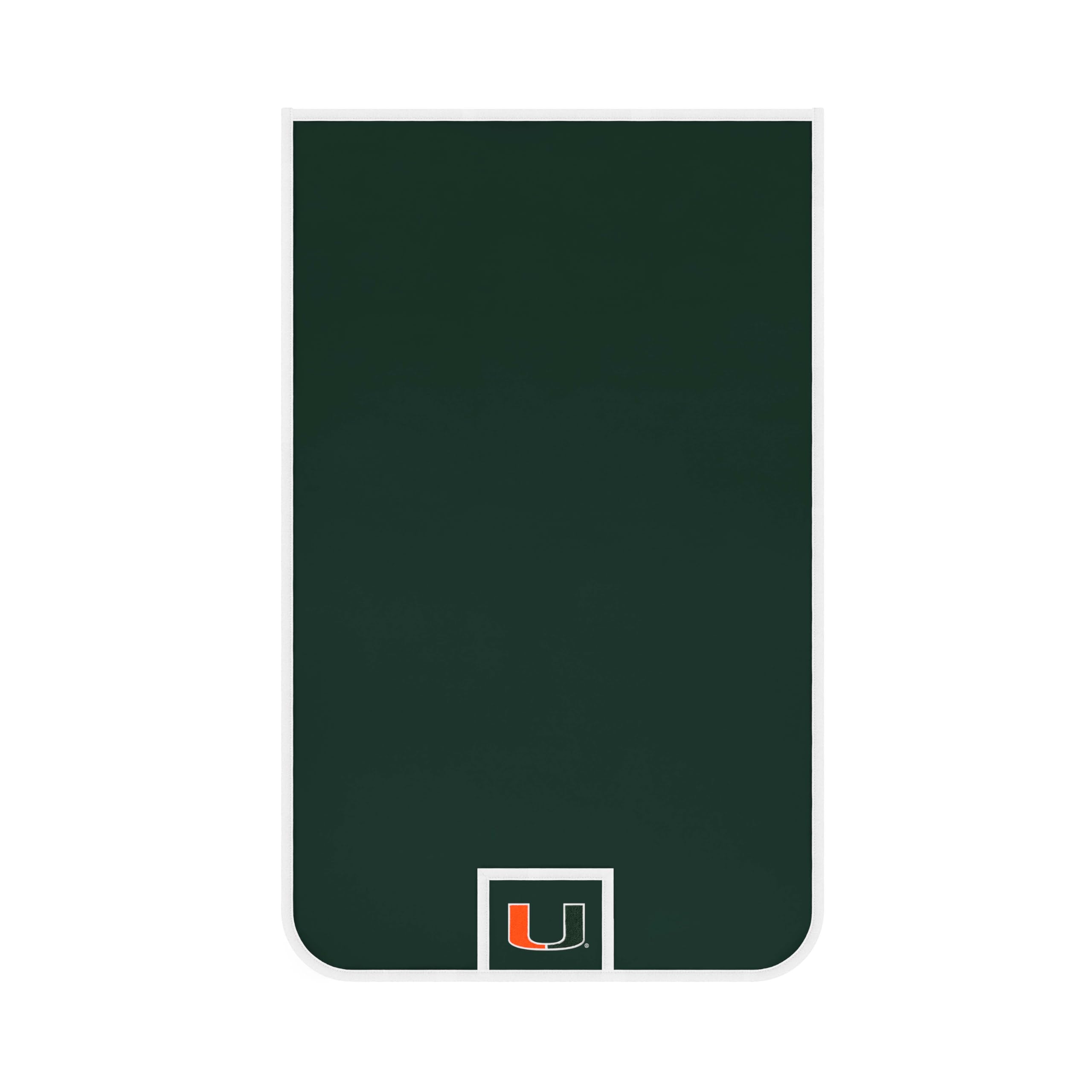 Creative Knitwear Diaper Tote Bag, Large Multi-Purpose Bag with Changing Pad, Miami Hurricanes Logo, Hunter