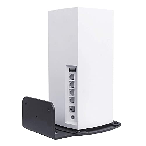 Metal Wall Mount Holder for Linksys Velop WiFi 6 Mesh Router, MX4200/MX5/MX10 Velop Ax, Wall Bracket Hanger Stand with Holder Compatible with Linksys Velop WiFi 6 Mesh Router(2-pack )