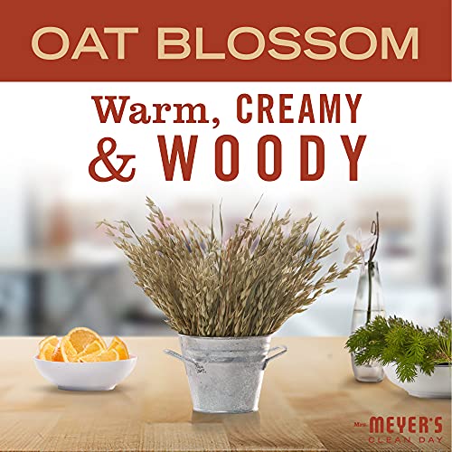 MRS. MEYER'S CLEAN DAY Hand Soap, Made with Essential Oils, Biodegradable Formula, Oat Blossom, 12.5 fl. oz - Pack of 3