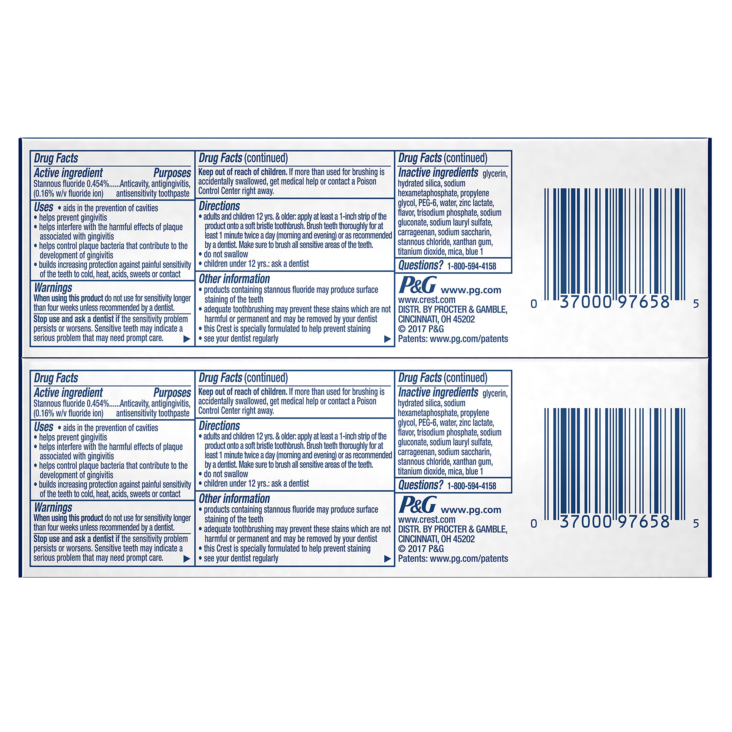 Crest Pro-Health Advanced Gum Protection Toothpaste, 3.5oz, Twin Pack
