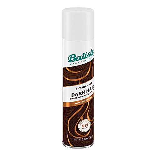 Batiste Dry Shampoo for Dark Hair, Refresh Hair and Absorb Oil Between Washes, Waterless Shampoo for Added Hair Texture and Body, 6.35 OZ Dry Shampoo Bottle