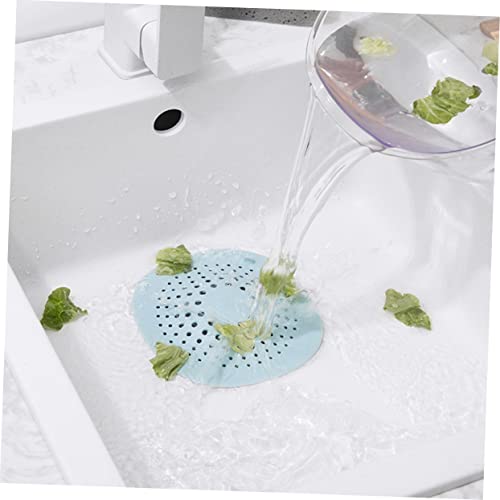 4pcs Anti-Clogging Floor Drain Bath tub Drain Covers tub Drain Covers for bathtubs Floor Drain Strainer Hair/Vegetable Scraps/Garbage Silicone Hair Catcher Sink Drain Stopper TPR