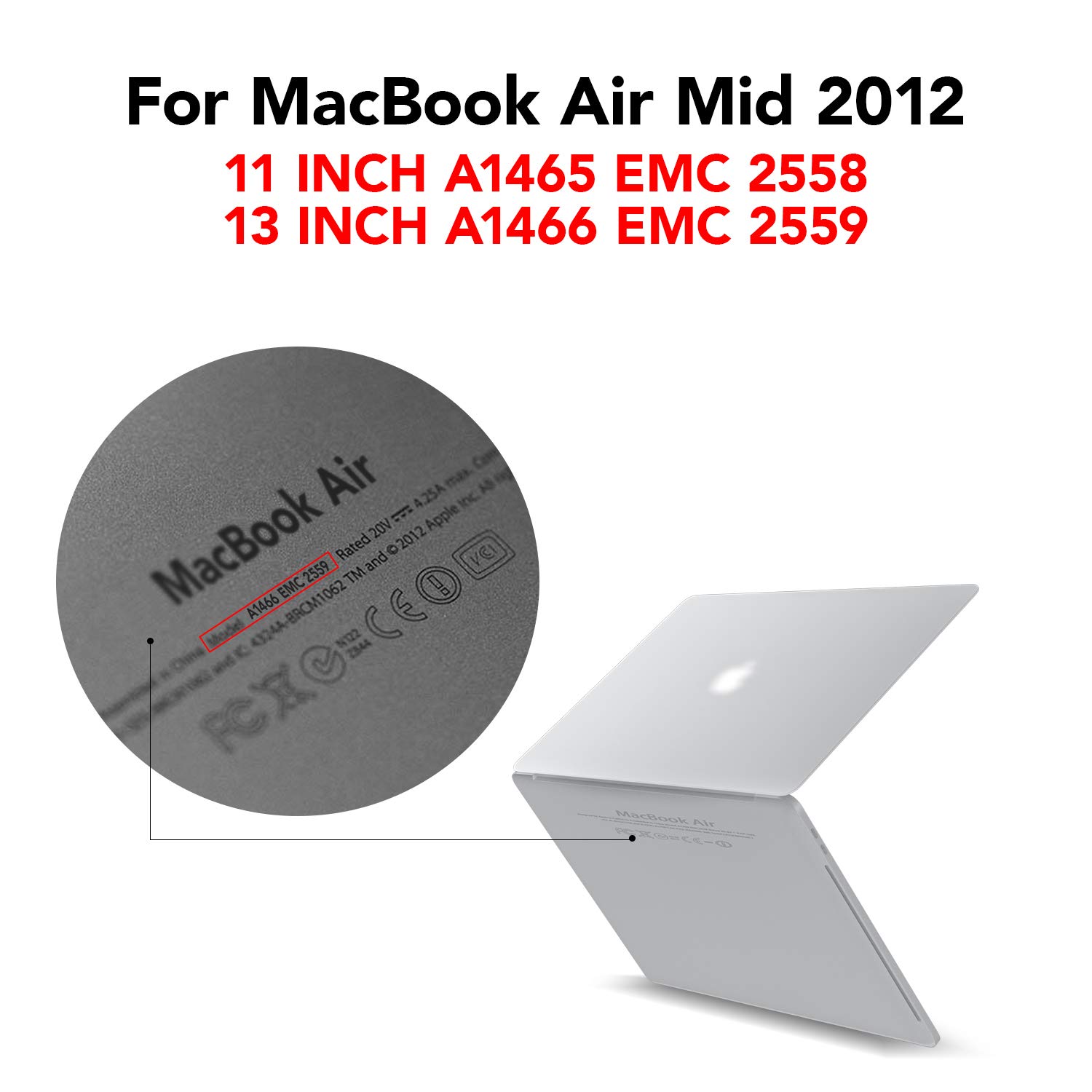 INDMEM SATA SSD 256GB 3D TLC Flash Drive Disk Replacement for MacBook Air Mid 2012 A1465 (EMC 2558), A1466 (EMC 2559)