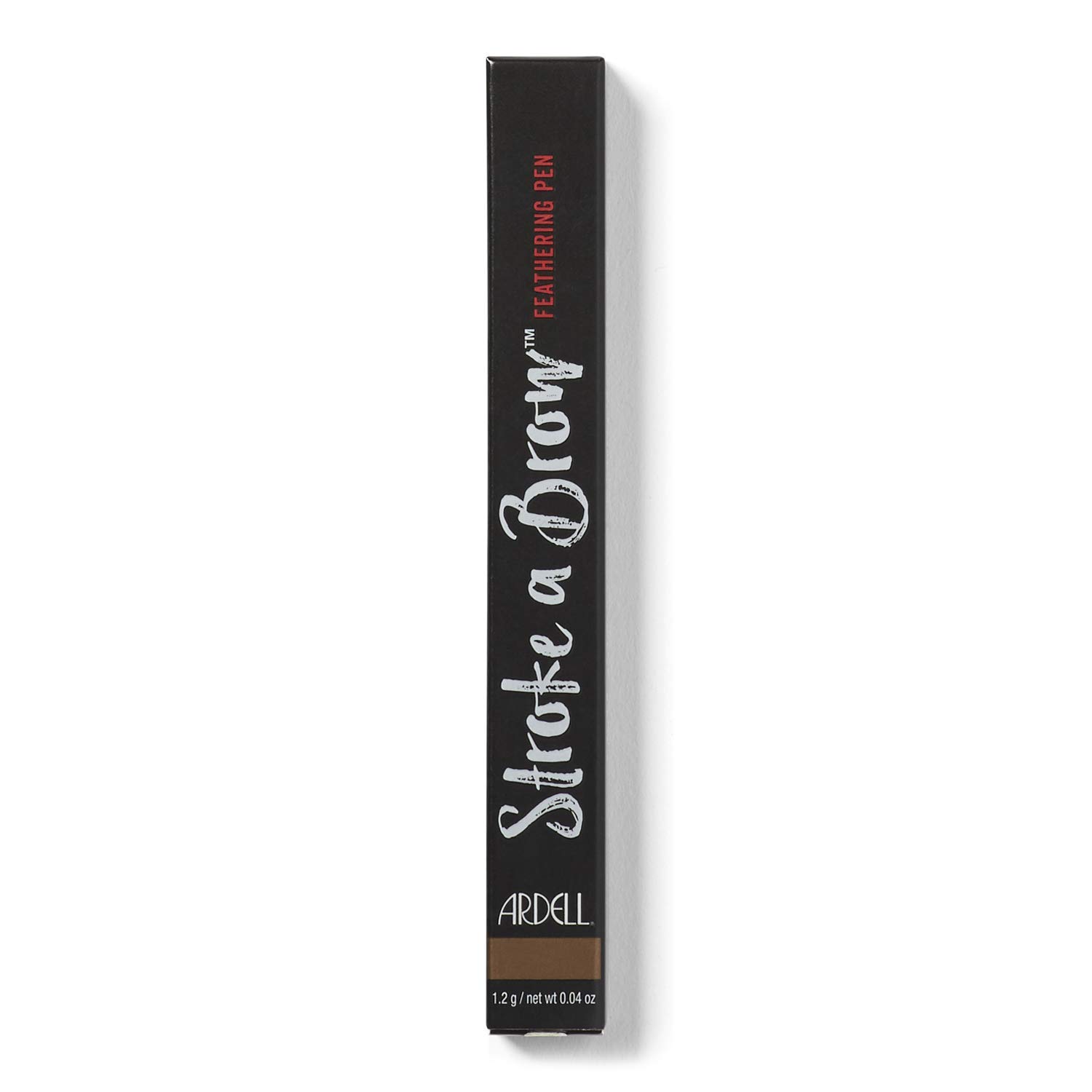 Ardell Beauty Stroke a Brow Feathering Pen, Medium Brown
