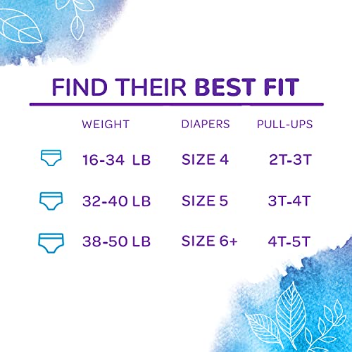 Pull-Ups New Leaf Boys' Disney Frozen Potty Training Pants, 3T-4T (32-40 lbs), 112 Ct (4 packs of 28), Packaging May Vary