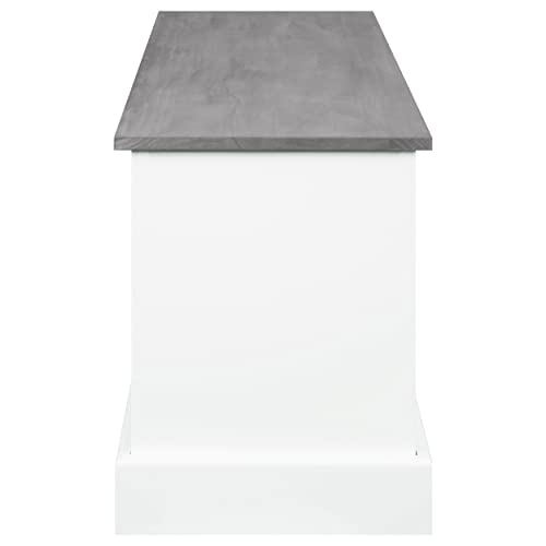 Coaster Home Furnishings Alma 3-Drawer Storage Bench White and Weathered Grey