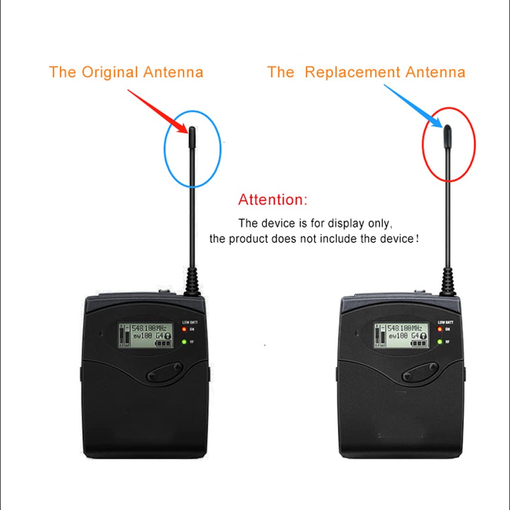 4 PCS Antenna Replace for Sennheiser EW100G2/100G3 Wireless Microphone Bodypack Transmitter Receiver 500-999 MHz
