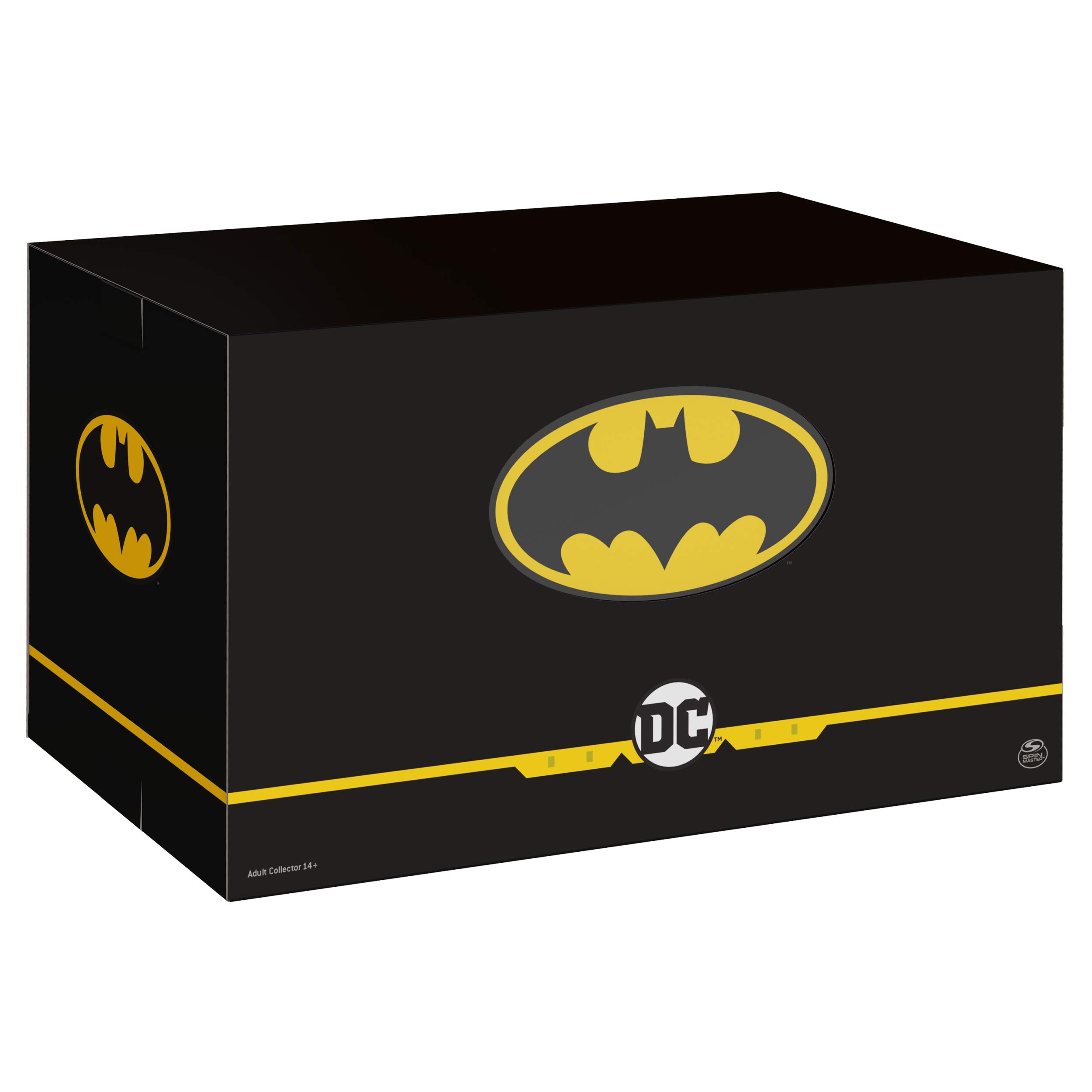 BATMAN 4-inch Action Figure with Batmobile and Batboat 2-in-1 Transforming Vehicle (DC FanDome Exclusive), Black