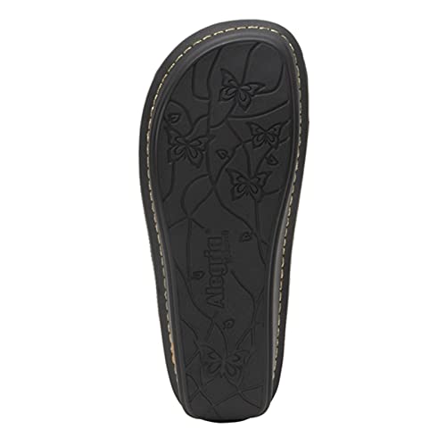 Alegria Women's Vella Oiled Brown Thong Sandal 7-7.5 M US