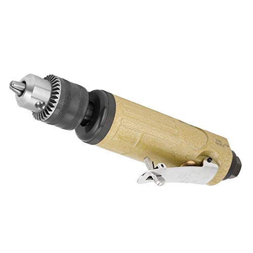 3/8" High Speed Straight Pneumatic Drill Set Power Reversible Air Drilling Tool with Adjustable Inlet Valve 22000rpm