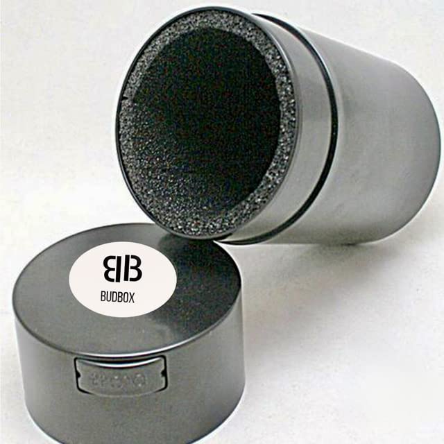 Bay State Importers Bud Box - 1oz to 6oz - Airtight/Vacuum Sealed/UV Resistant Black Plastic, Padded Inside, Portable Storage Container, Multi-Use For Dry Goods, Coffee