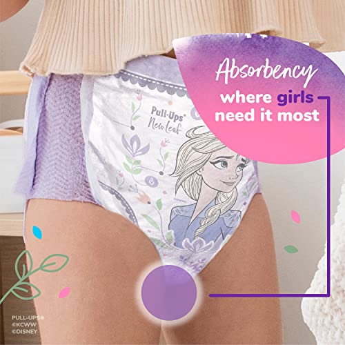 Pull-Ups New Leaf Girls' Disney Frozen Potty Training Pants, 3T-4T (32-40 lbs), 112 Ct (4 packs of 28), Packaging May Vary