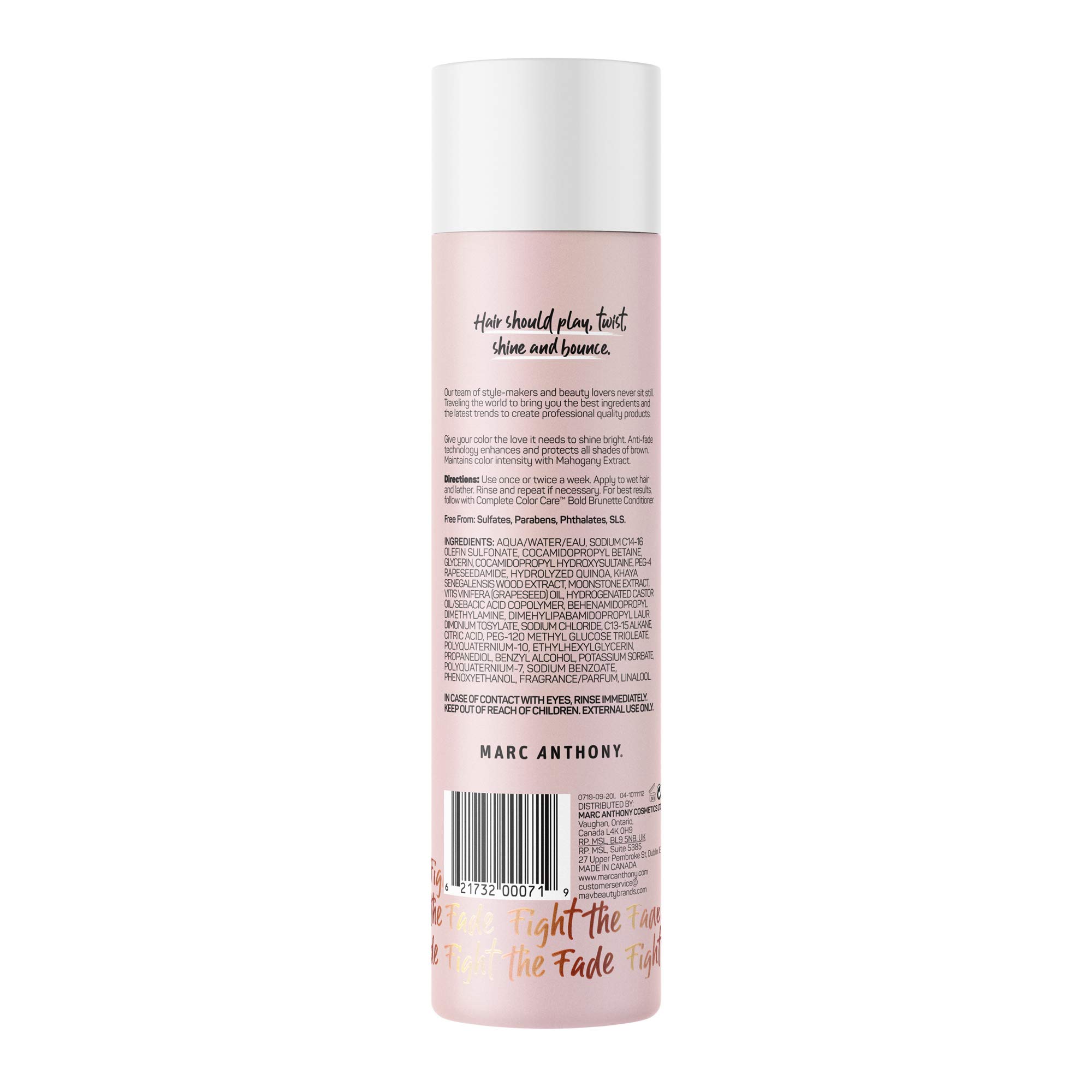 Marc Anthony Complete Color Care Shampoo for Brunettes, 8 Ounce (Packaging May Vary)