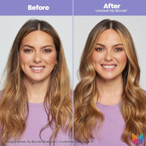 Matrix Unbreak My Blonde Strengthening Conditioner | Repairs and Adds Softness and Shine | For Damaged, Lightened and Over Processed Hair | Sulfate-Free |Packaging May Vary | 10.1 Fl. Oz. | Vegan