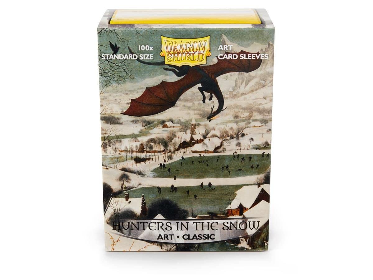 Arcane Tinman Dragon Shield: Limited Edition Art: Hunters in The Snow - Box of 100 Sleeves, Standard AT-12015, Art: Hunters in The Snow