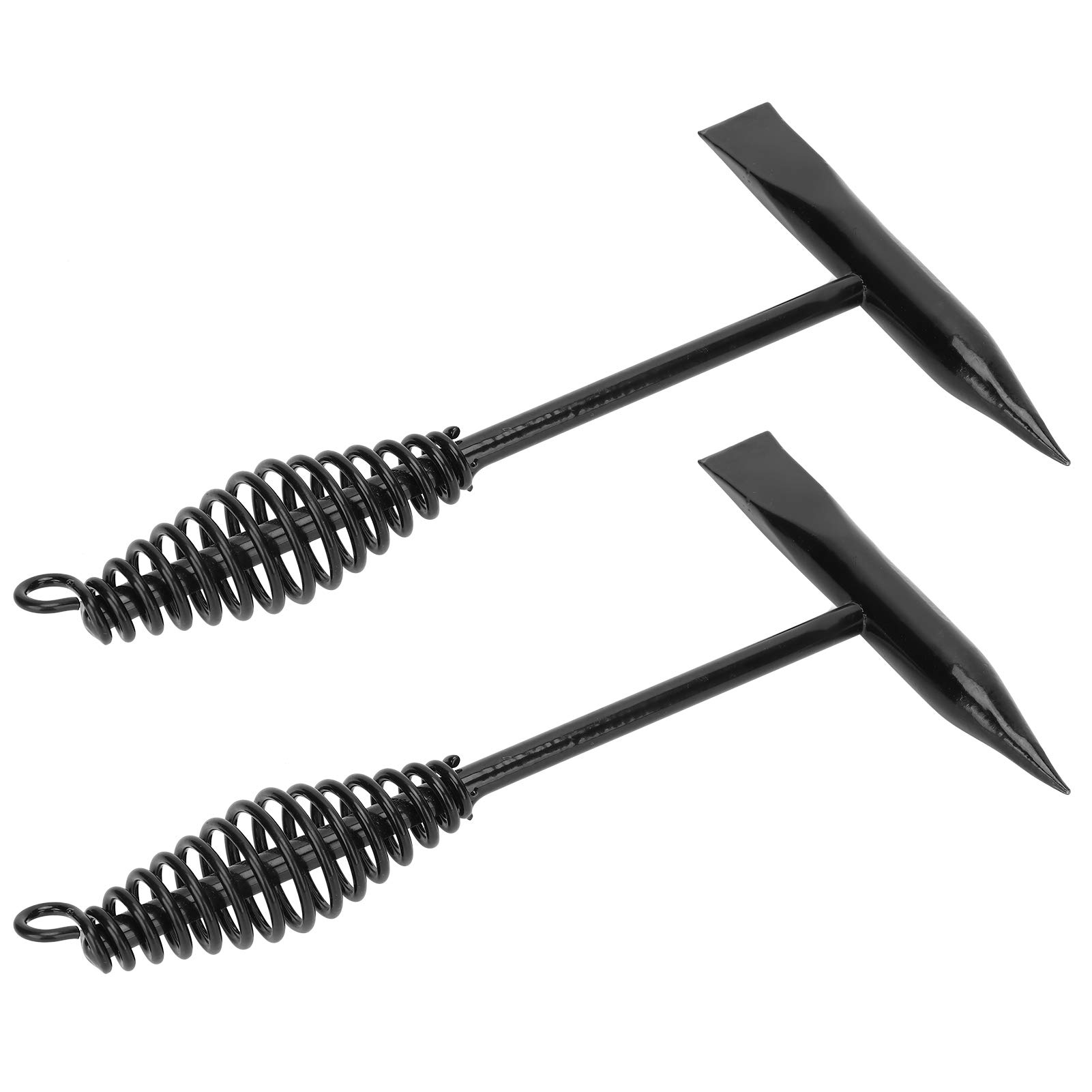2pcs Welders Chipping Hammer Electric Industrial Chipping Hammer 250mm Spring Handle Weld Slag Spatter Removal Tool Welding Hammers
