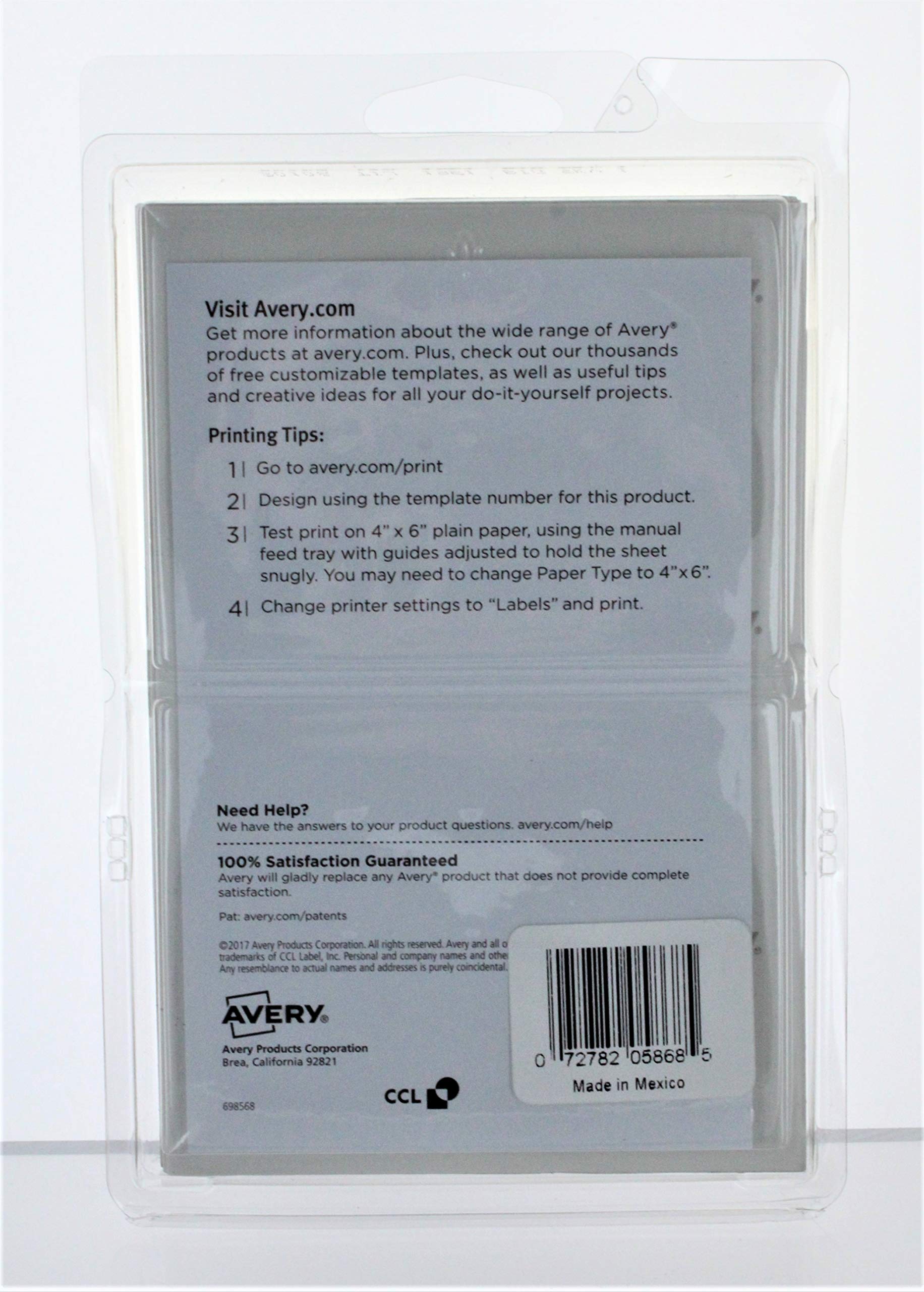 Avery® 39000104 Print or Write Gold Foil Notarial Seals SEAL,2"DIA GD,44/PK