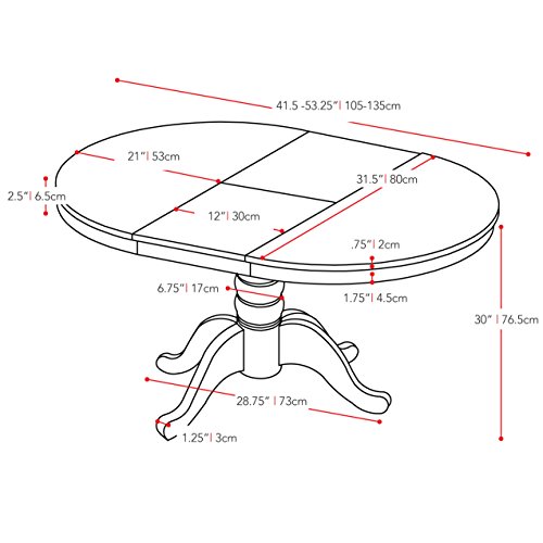 CorLiving Dillon Dining table Cappuccino