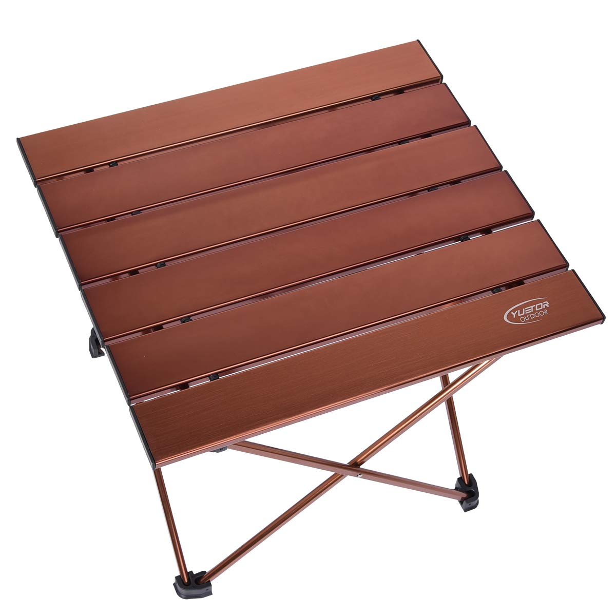 22" × 16" Portable Camping Table, 3.3lbs Lightweight Compact Folding Table Desk up to 50.7lbs for Picnic, Patio, Beach