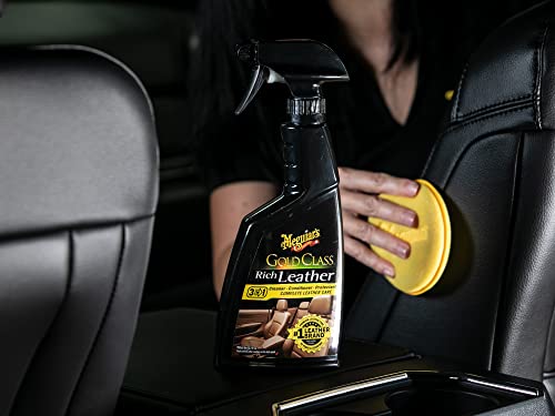 Meguiar's G10916 Gold Class Rich Leather Cleaner & Conditioner - 15.2 oz.