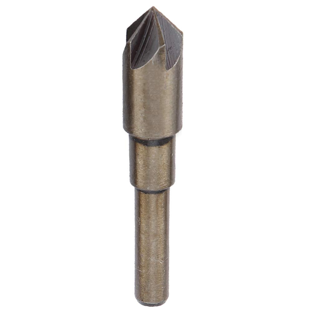 5pcs Countersink Drill Bits Set Five-Edge Chamfering Deburring Tool 1/4" 3/8" 1/2" 5/8" 3/4"