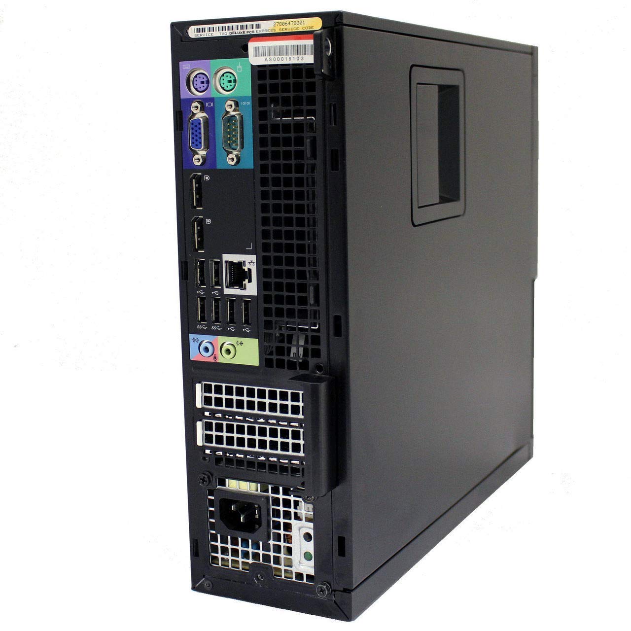 Dell Optiplex 9010 Small Form Desktop, Intel Quad Core i7 3770 3.4Ghz, 16GB RAM, 512GB SSD, DVD-RW, Windows 10 Pro (Renewed)
