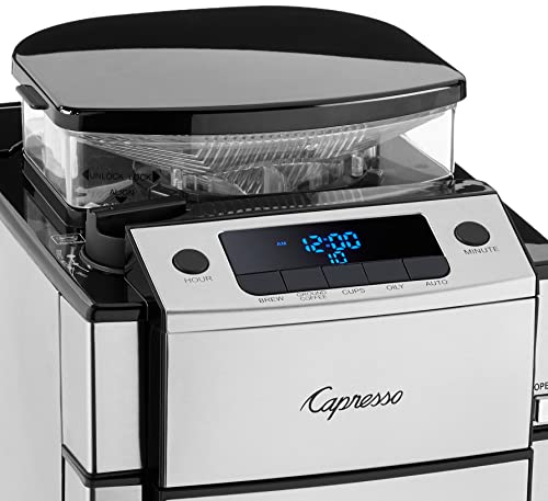 Capresso 488.05 Team Pro Plus Thermal Carafe Coffee Maker, One Size, Silver, 10 Cup