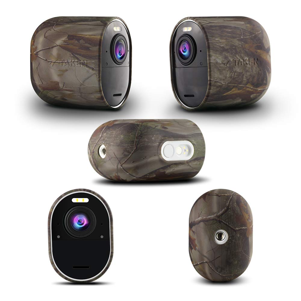 Arlo Ultra Skin, Taken Protective Silicone Skins Compatible with Arlo Ultra Camera - Durable and Weatherproof Silicone Case Protection, 3 Pack, Camouflage