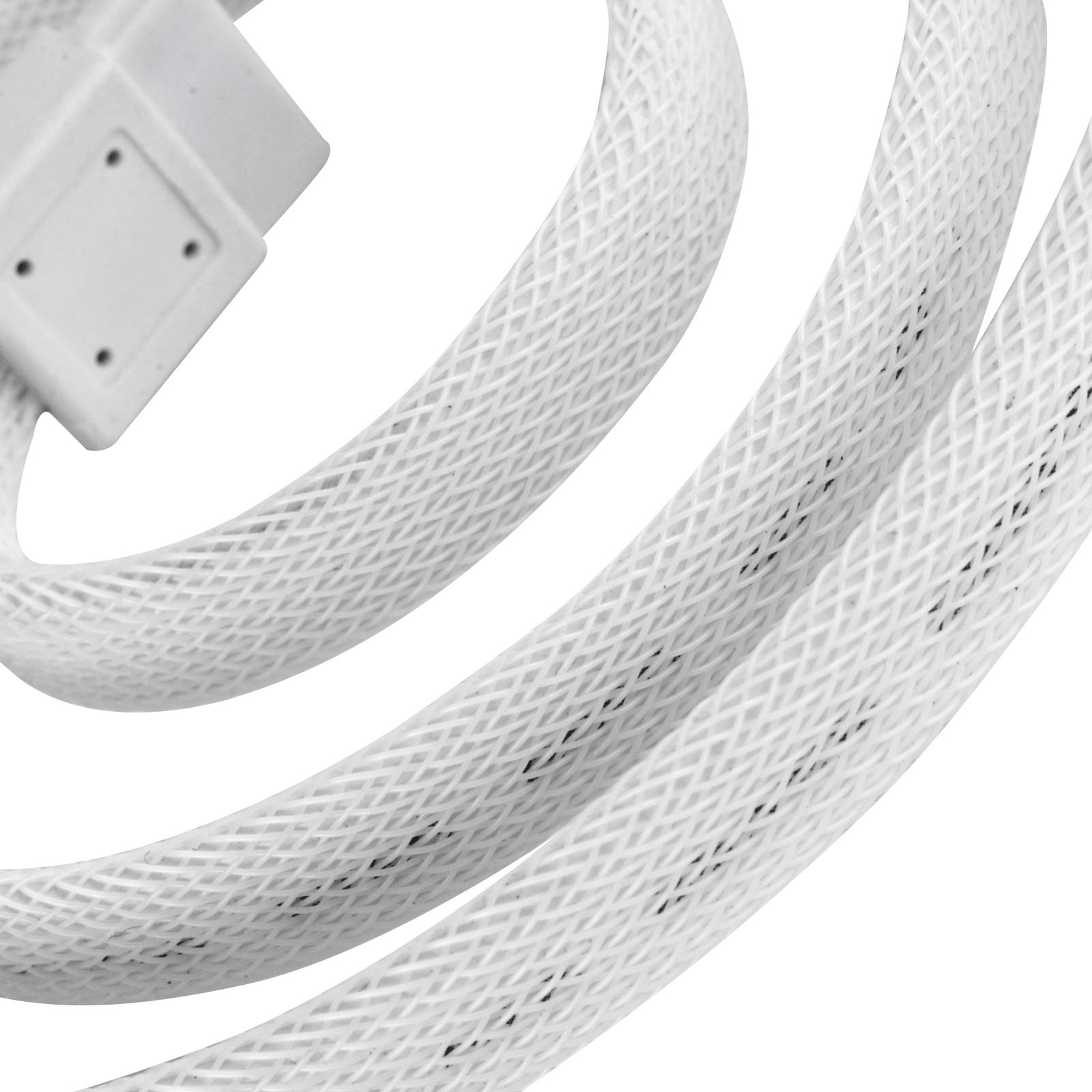 Silverstone SATA III SSD/HDD Cable with Locking Mechanism in White CP07W-USA