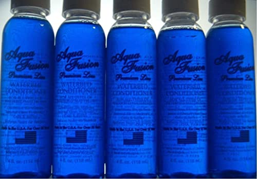 Aqua Fusion Five 4 oz Bottles of Premium Waterbed Conditioner