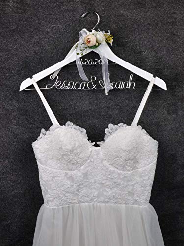 Bride hanger, wedding hanger, Mr & Mrs hanger, custom hanger, bridesmaid, maid, personalized bridal hanger (date/letter), doctor, graduation dress hanger