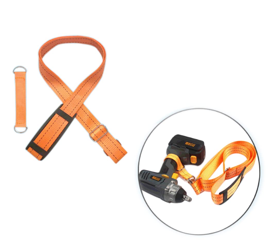 Adjustable Drill Shoulder Strap, Cordless Impact Wrench Harness | Tool Support for Drills and Wrenches, Fit for Most Power Tools