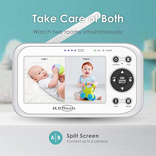 JLB7tech Add-on Camera Unit for LBtech Video Baby Monitor JLB953, LB953-2T, and JLB953P-2T(up to 4 Cameras)