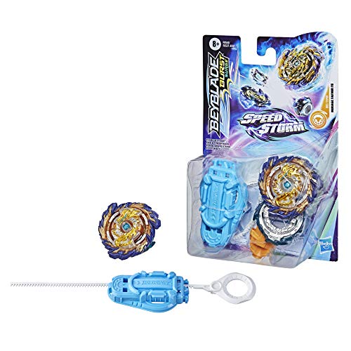 BEYBLADE Burst Surge Speedstorm Mirage Fafnir F6 Spinning Top Starter Pack β Stamina Type Battling Game Top with Launcher, Toy for Kids