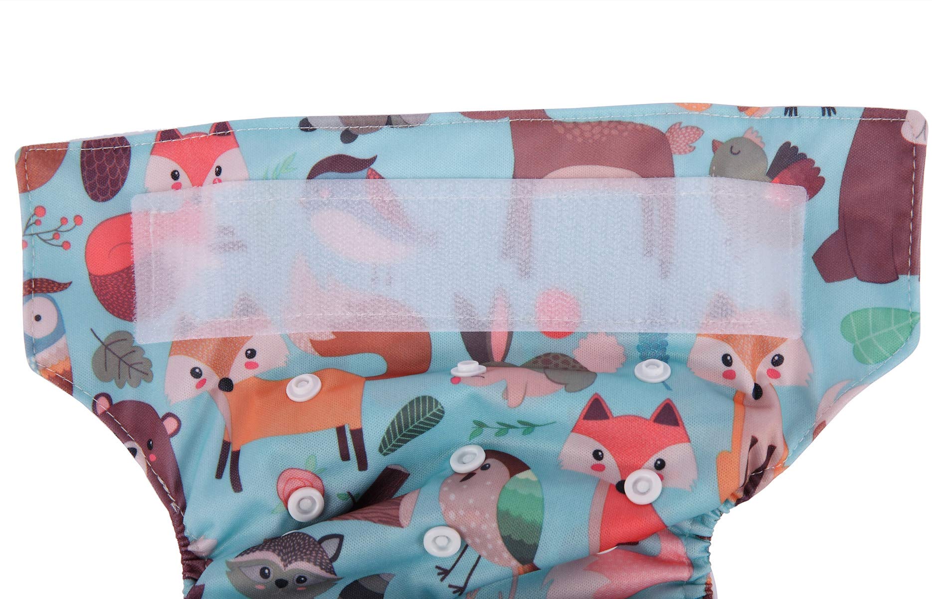 Baby Pocket Cloth Diaper Nappy Hook and Loop (Pineapples)