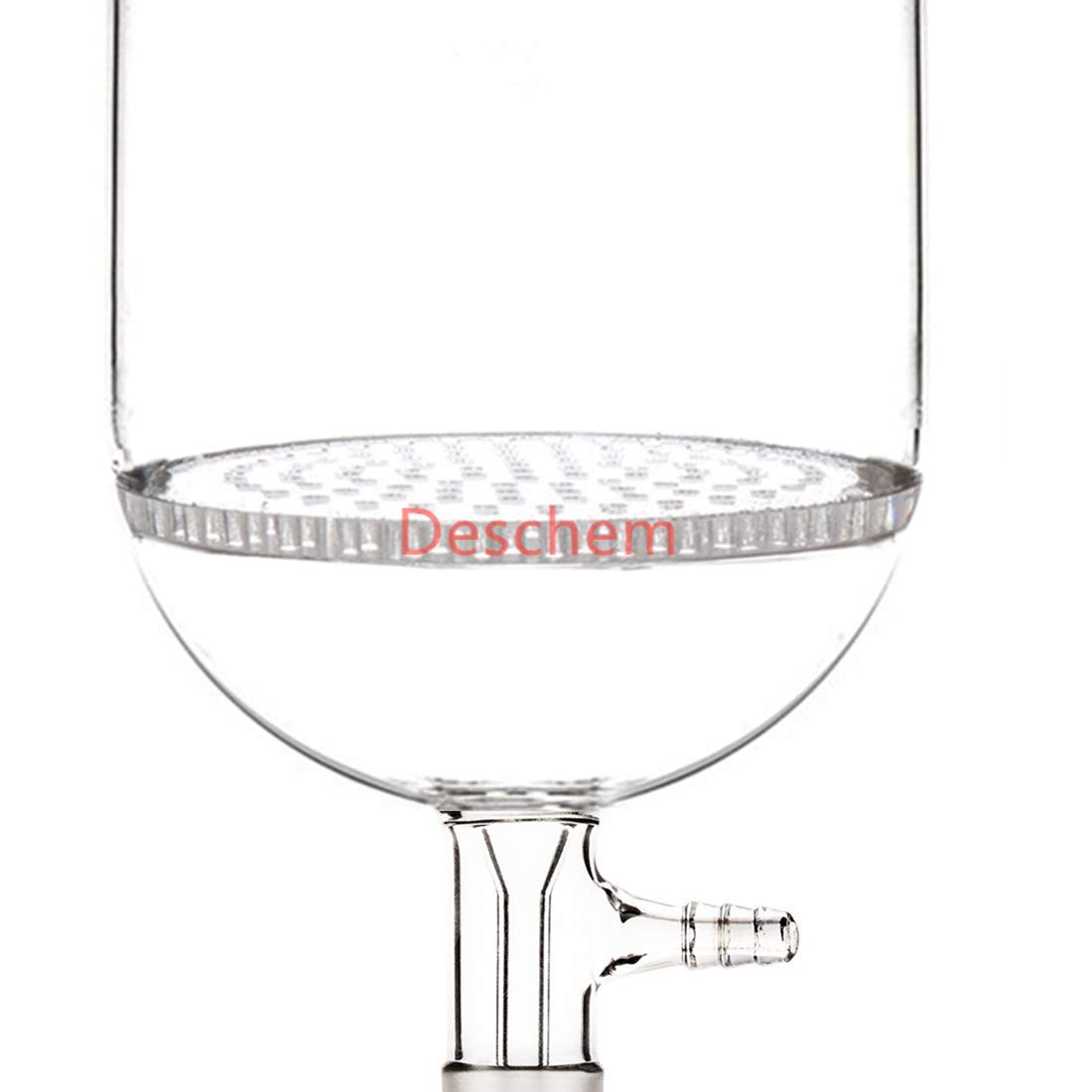 Deschem 600ml,24/40,Glass Buchner Funnel with 90mm Pore Plate,Lab Glassware